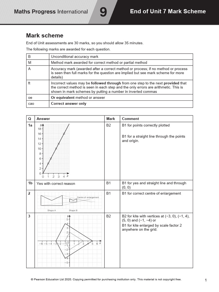 Unit 7 MS | PDF | Applied Mathematics | Mathematics