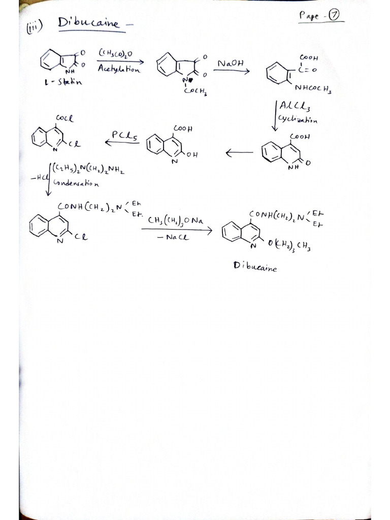 Dibucaine Symthesis | PDF