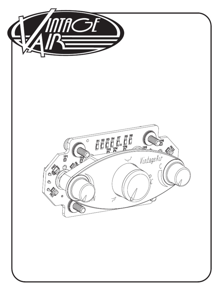 Streamline ProLine Control Panel Guide | PDF | Air Conditioning | Throttle