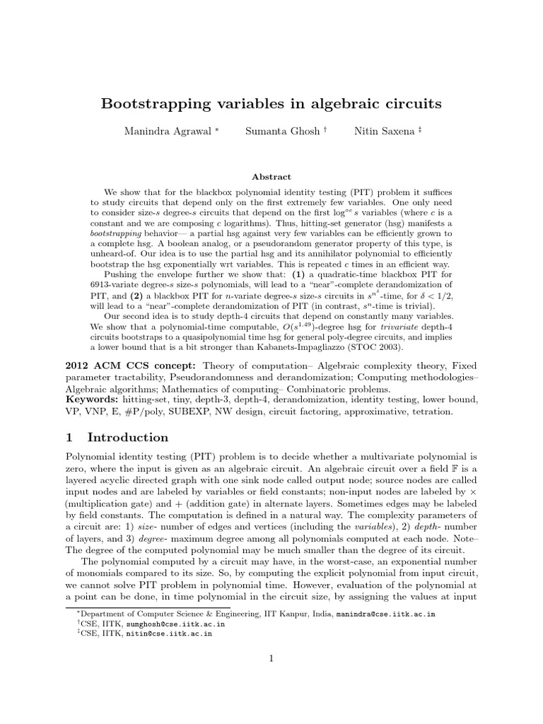 tiny-circuits | PDF | Time Complexity | Polynomial