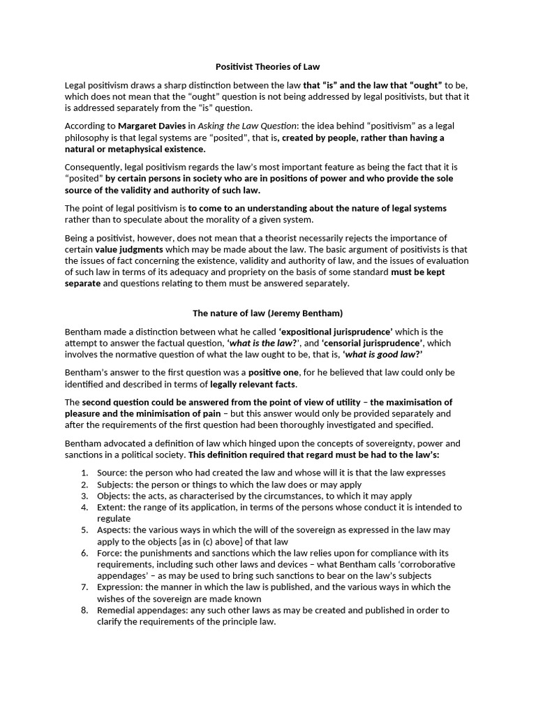 Command Theory - Positivism | PDF | Positivism | Jurisprudence