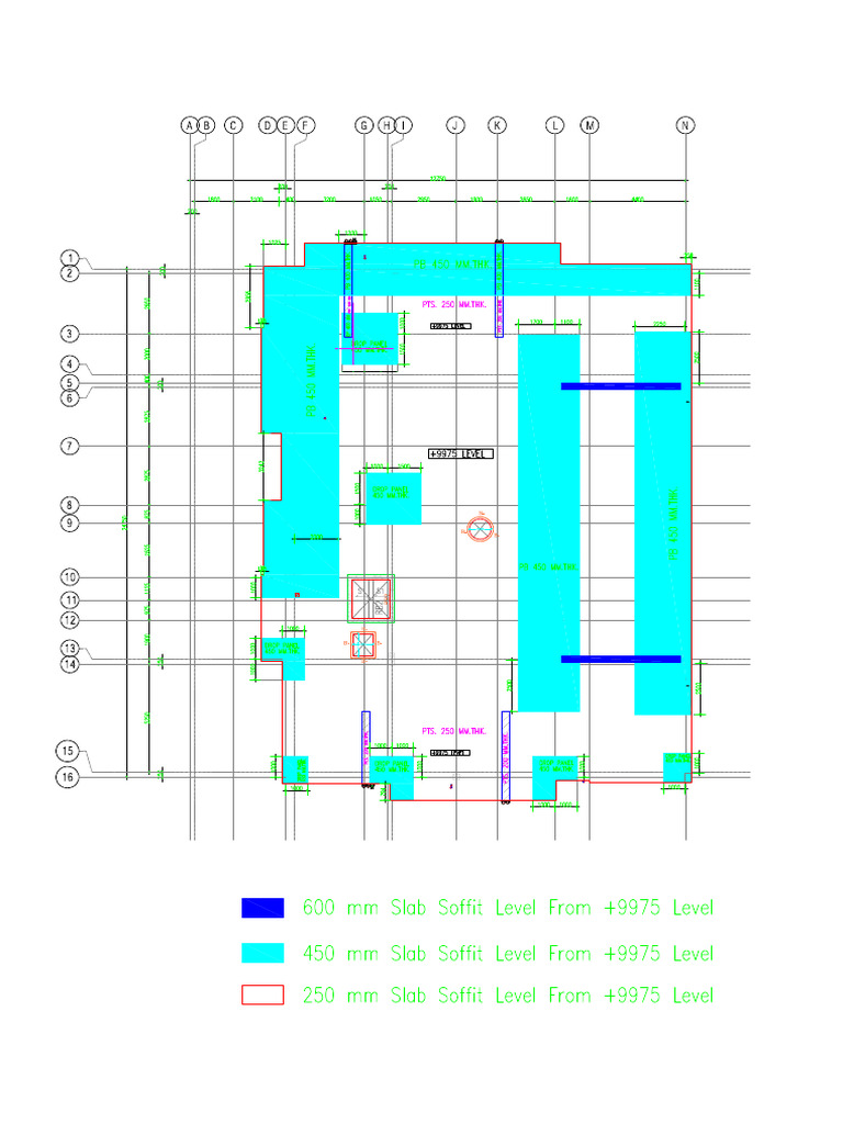 Roof Slab Soffit Level (Post Tension Slab) | PDF