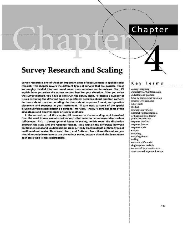 Surveys and Sampling | PDF