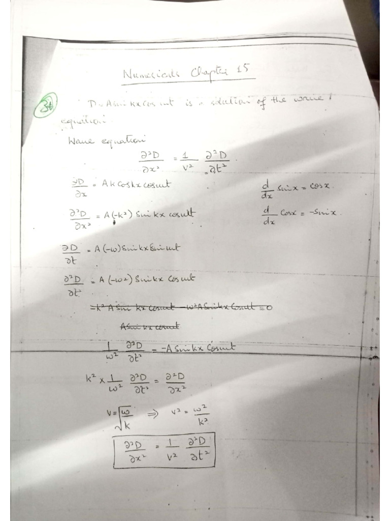 Chapter 15 Numericals | PDF