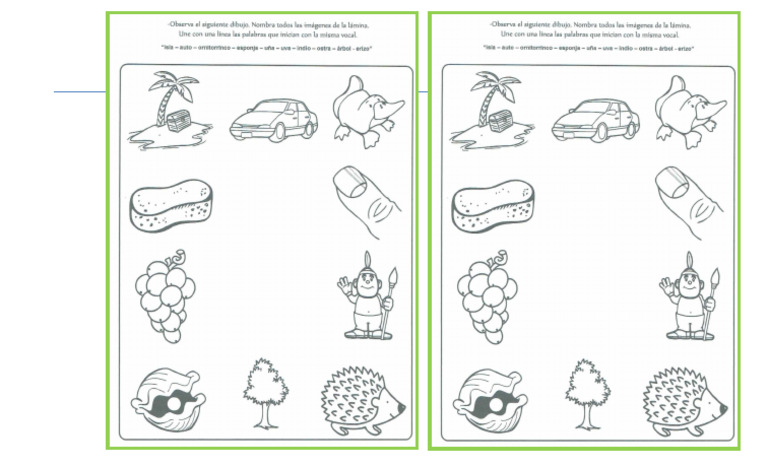 Sonido Vocalico Inicial Pdf