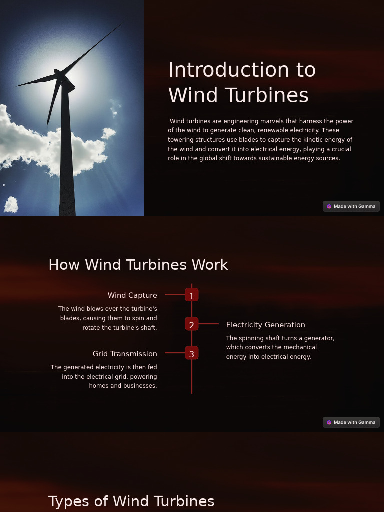 Introduction To Wind Turbines | PDF | Wind Power | Wind Turbine