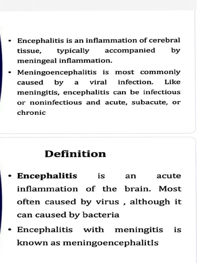 encephalitis | PDF | Meningitis | Infection