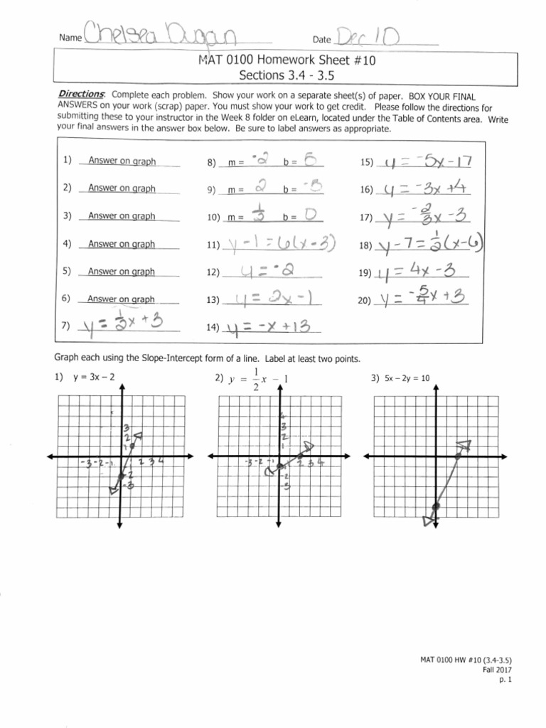 Homework Sheet #10 | PDF