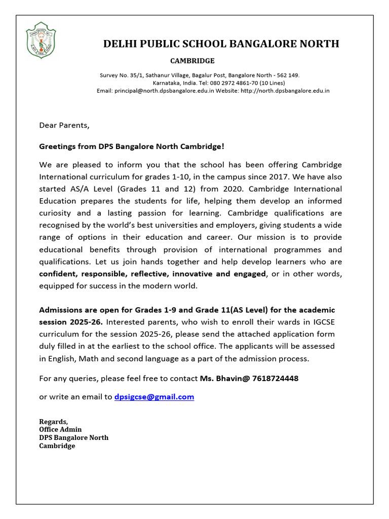 9818 Revised Igcse Internal Registration Form From Grades 1 To 9 2025 ...