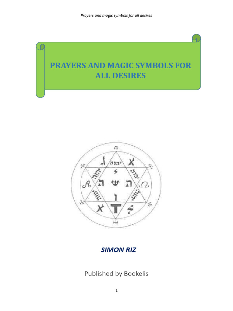 Powerful Prayers and Magic Symbols | PDF | Prayer | Religious Belief ...