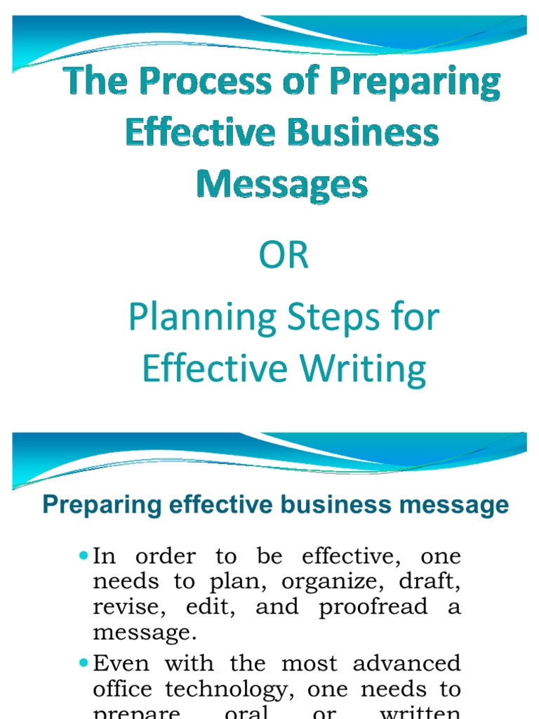 Planning Steps For Effective Writing | PDF | Proofreading | Persuasion