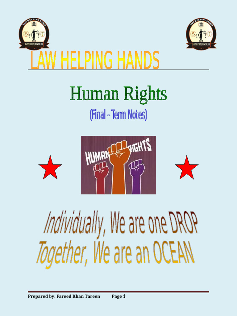 Human-Rights-Final | PDF | Capital Punishment | Detention (Imprisonment)