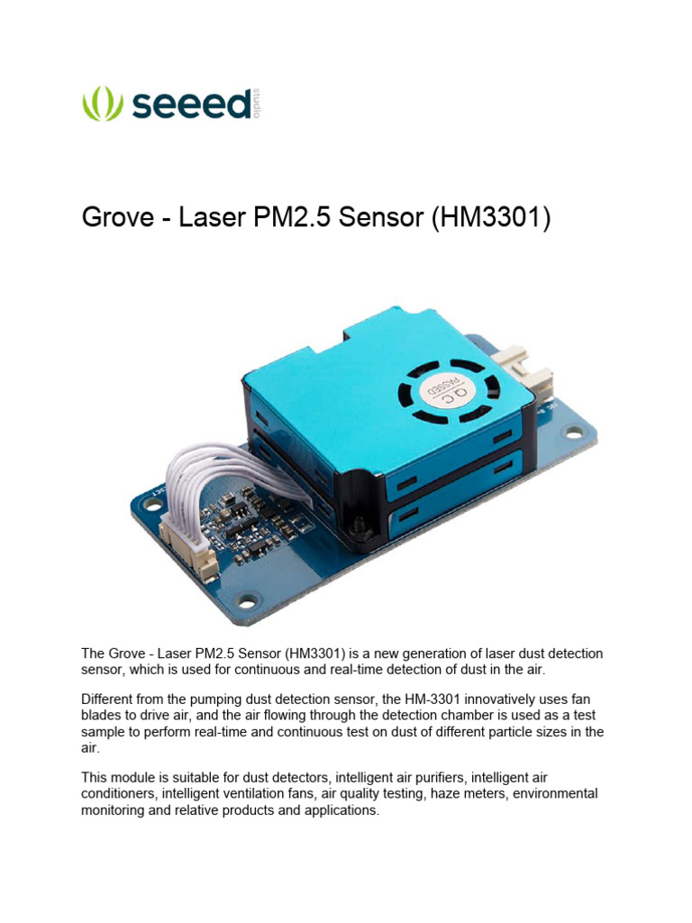 PM2.5 Sensor Guide for Makers | PDF | Particulates | Arduino
