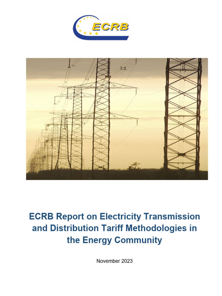 FINAL - ECRB Best Practice Report On Tariff Methodologies - Approved by ECRB | PDF | Economies