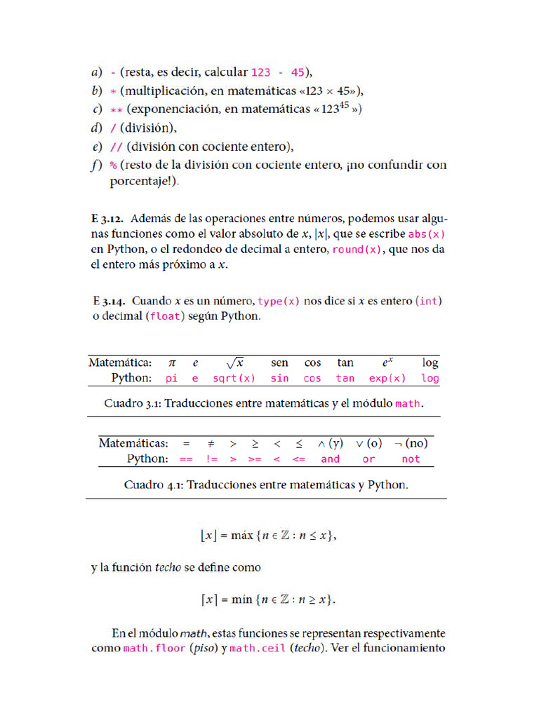 Resumen Comandos Python | PDF