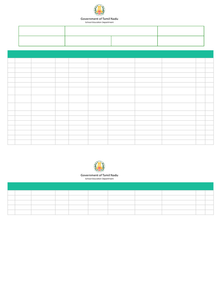 CCE Registers (1) | PDF