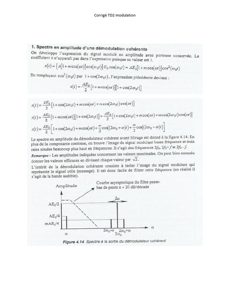 TD2 Correction | PDF