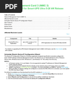 Network Management Card 3 (NMC 3) : Firmware v2.3.1.1 For Smart-UPS & 1 ...