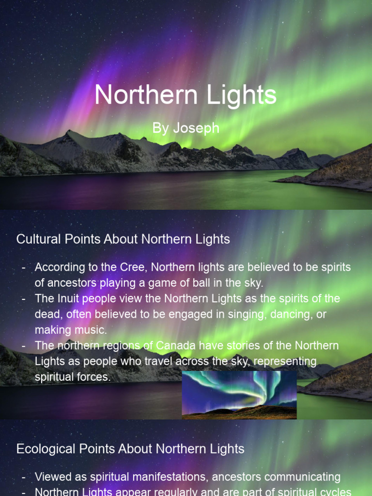 Northern Lights - Joseph | PDF | Aurora | Inuit