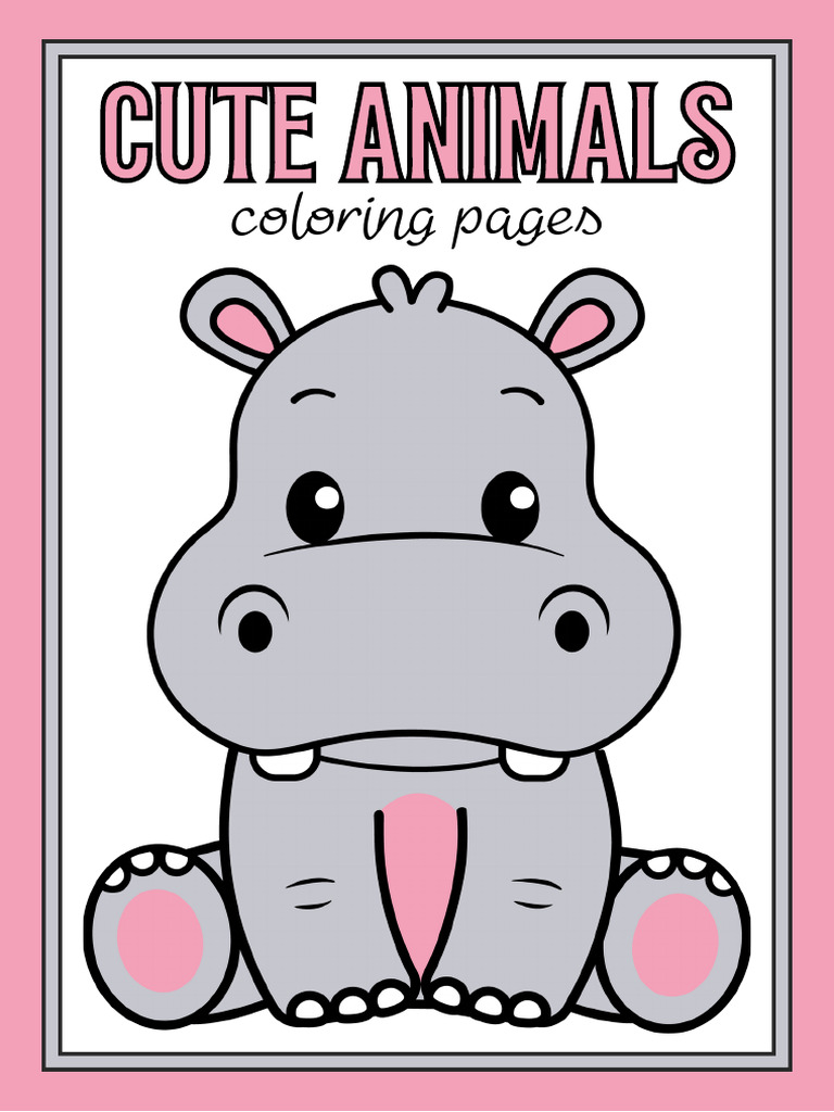 Cute Animals Coloring Pages | PDF