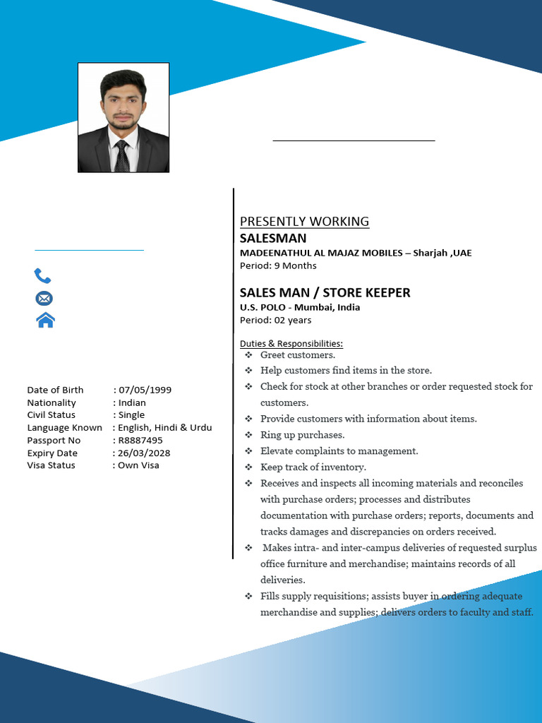 MOHD ZAID Updated Resume | PDF