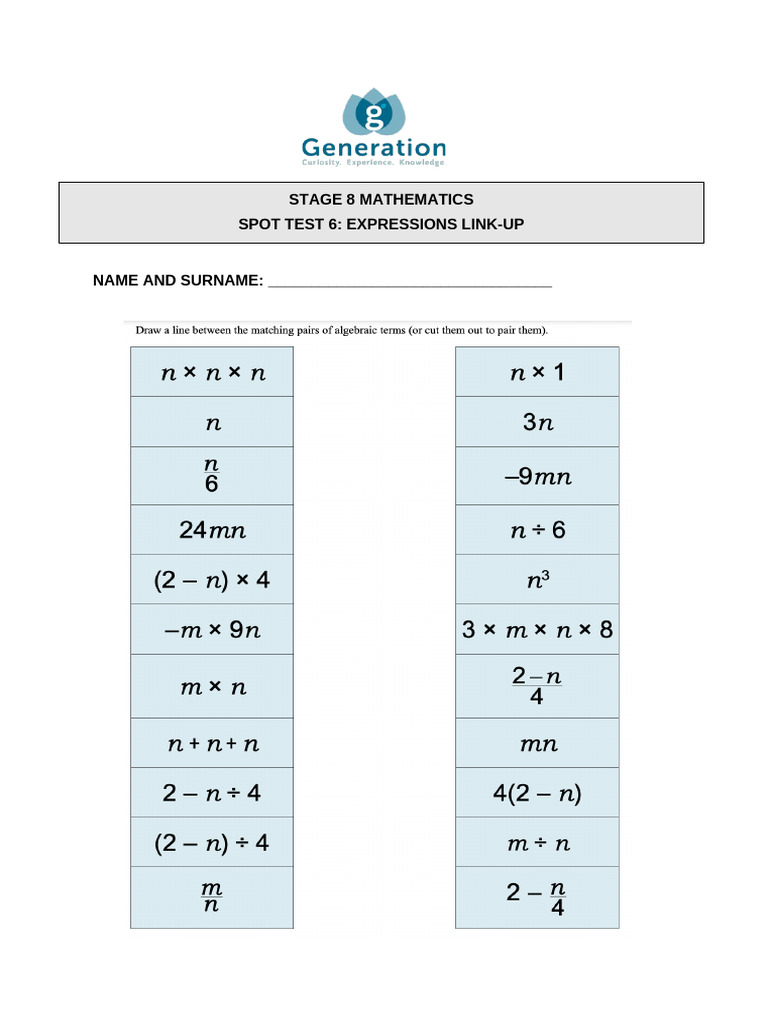 Spot Test 6 | PDF
