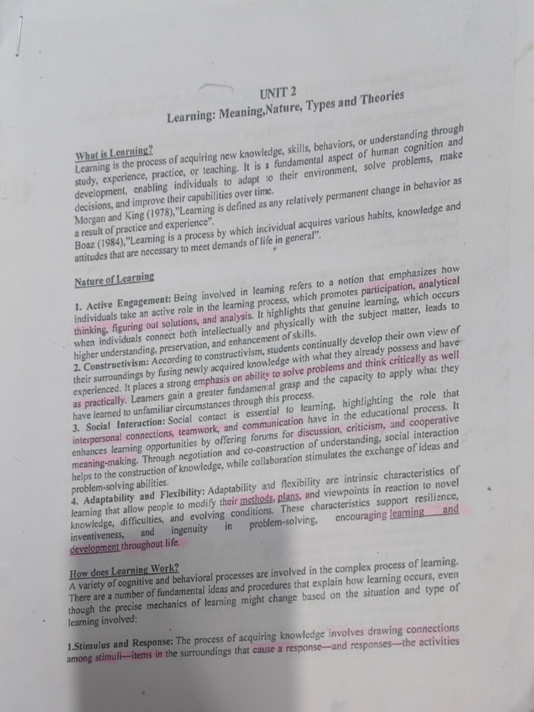 Unit 2 Pyschology | PDF
