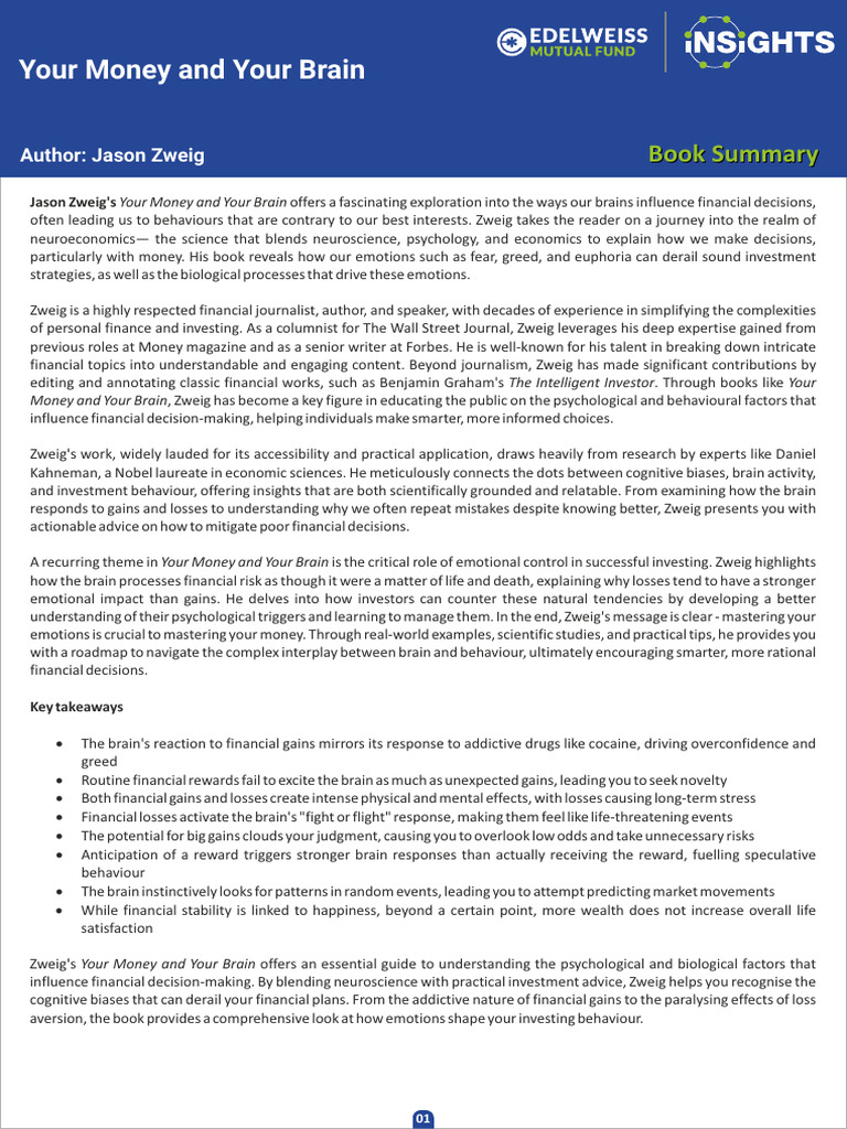 Understanding Neuroeconomics in Investing | PDF | Investing | Emotions