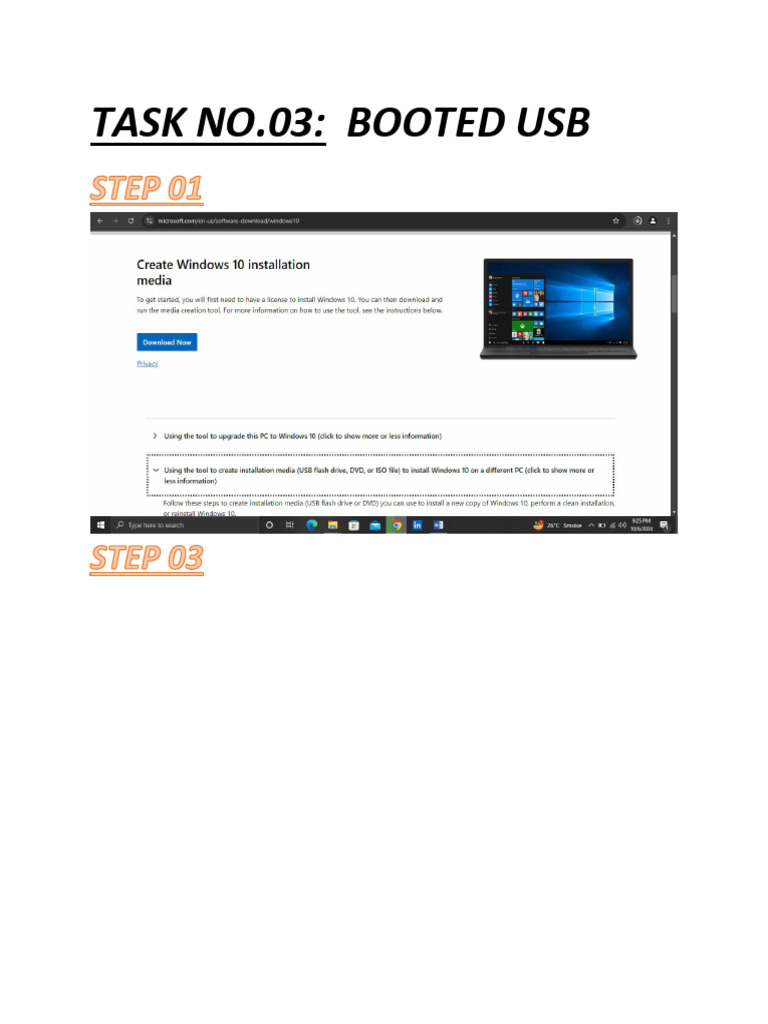 Booted USB | PDF