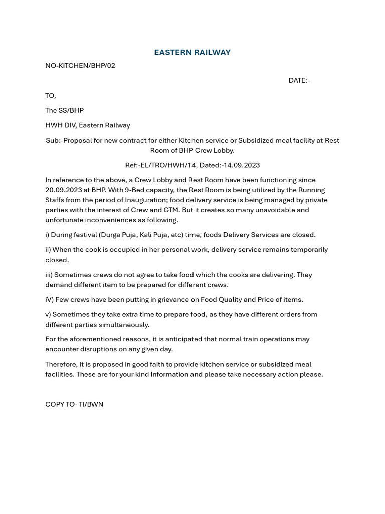 Kitchen Proposal | PDF