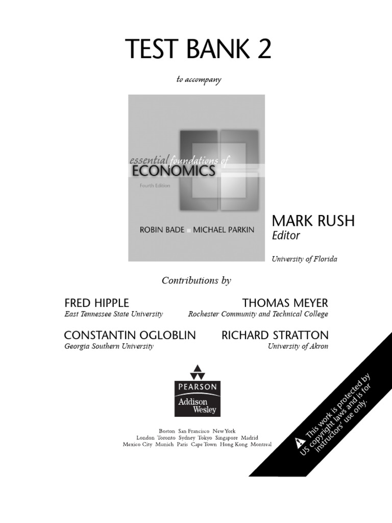 Economics Textbook Exercises | PDF | Cost Of Living | Opportunity Cost
