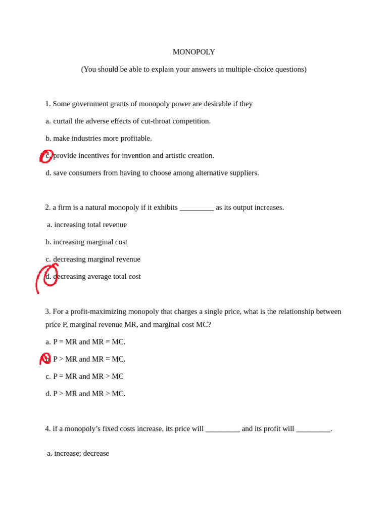 Chap 15 | PDF | Monopoly | Profit (Economics)