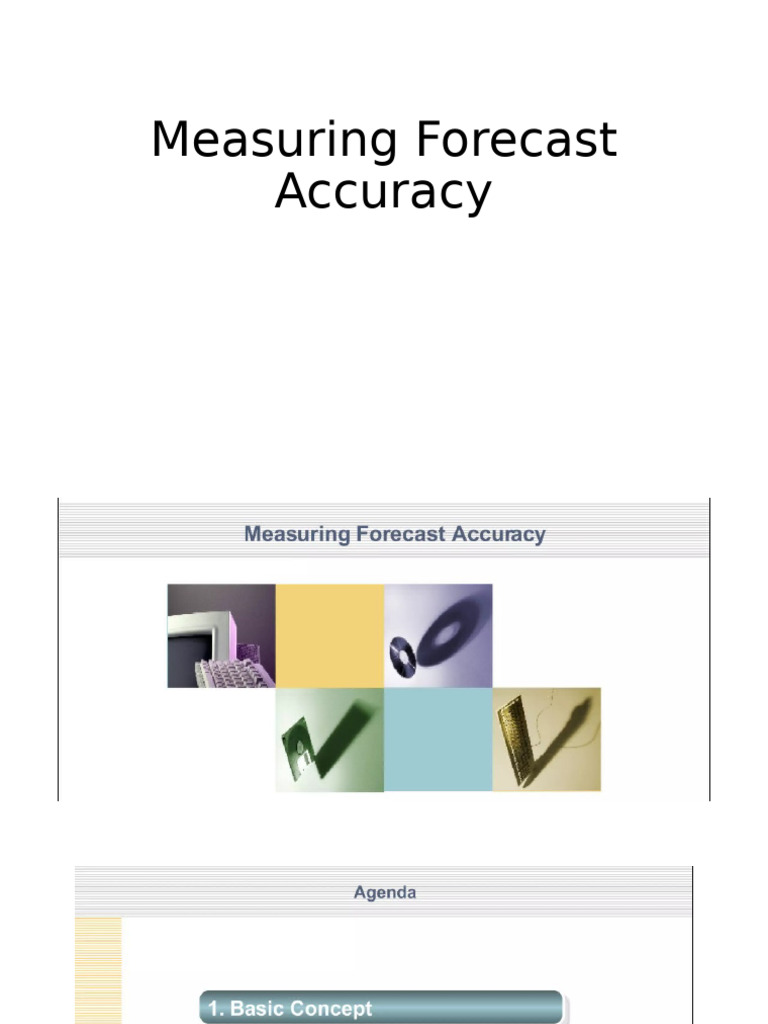 Measuring Forecast Accuracy | PDF