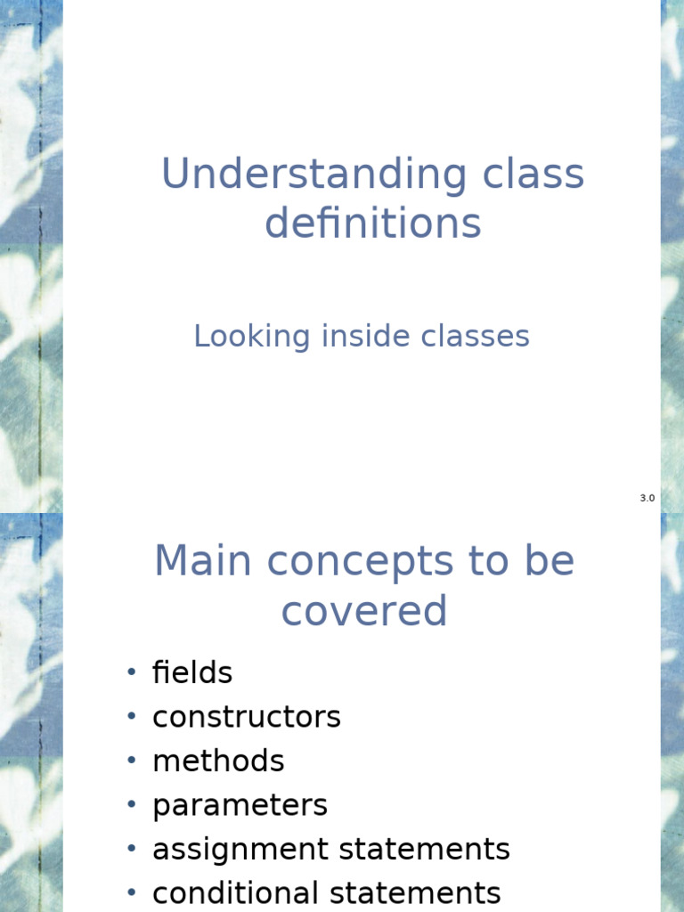 Java Class Structure and Ticket Machines | PDF | Method (Computer Programming) | Class (Computer ...