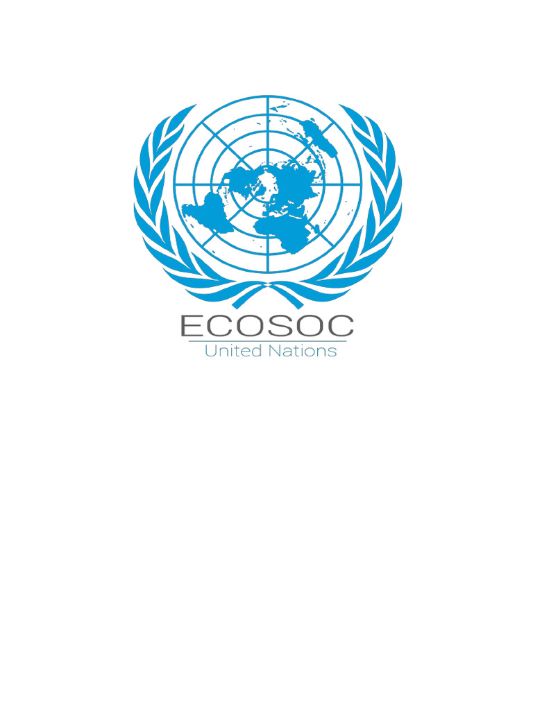 Economic and Social Council (ECOSOC) STUDY GUIDE | PDF | Poverty | Poverty & Homelessness