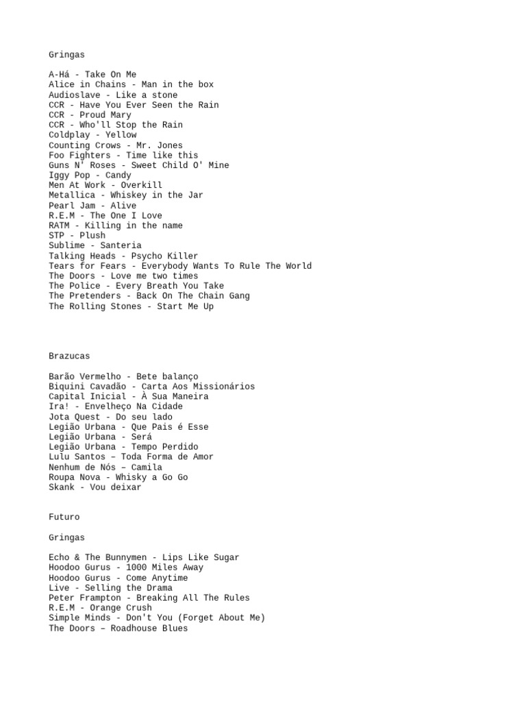Repertorio | PDF
