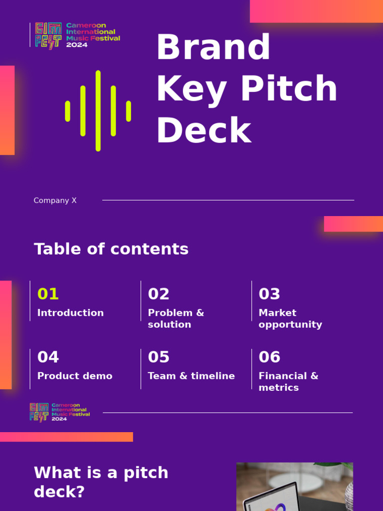 CIMFEST Hackathon Pitch Template | PDF