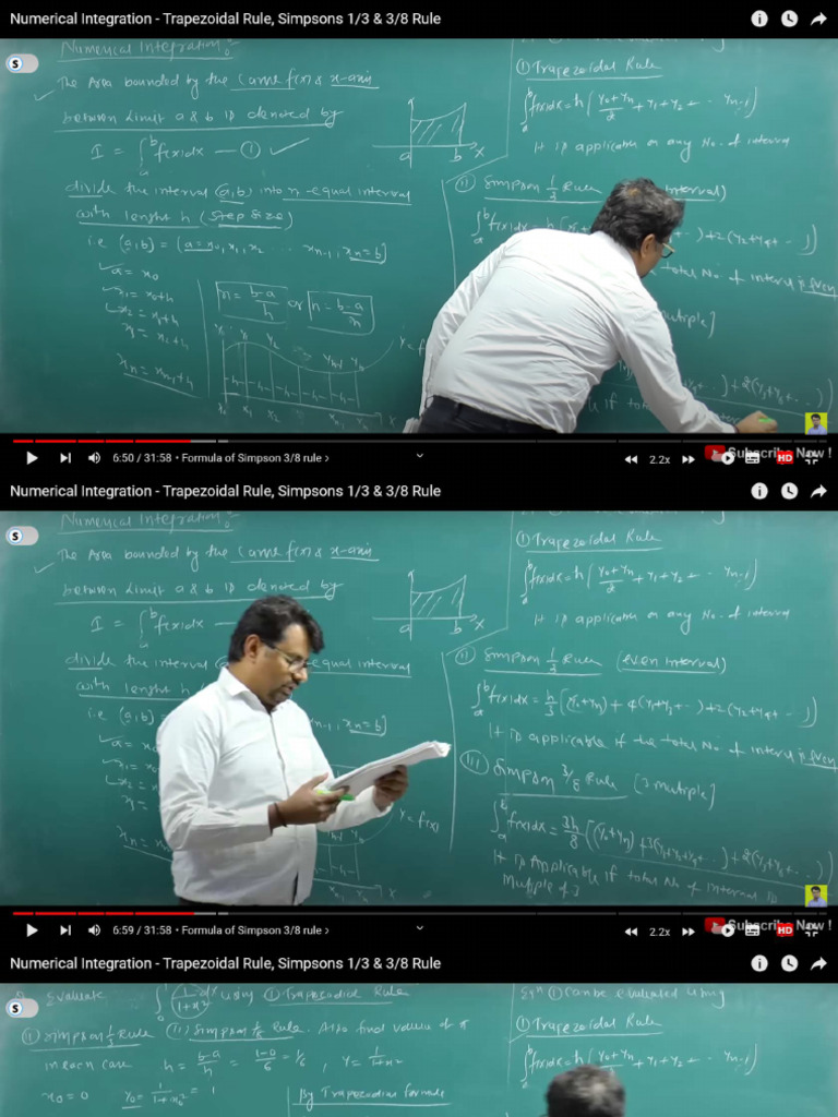 Numerical Integration Screenshot Notes Pdf 9334