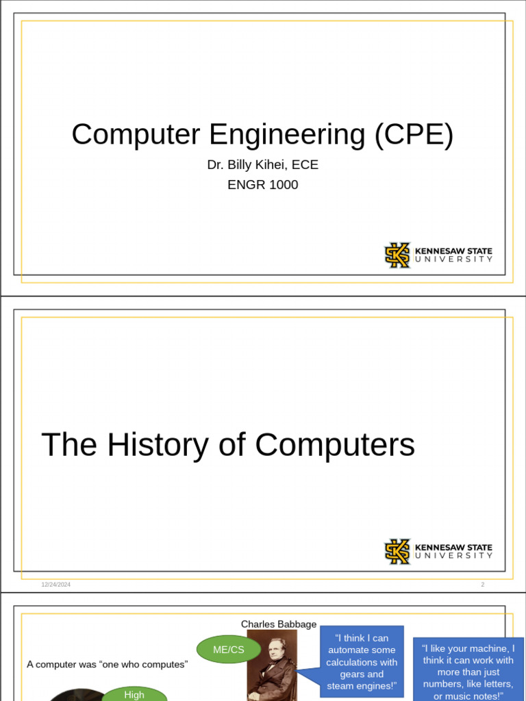 History and Evolution of Computers | PDF | Central Processing Unit ...
