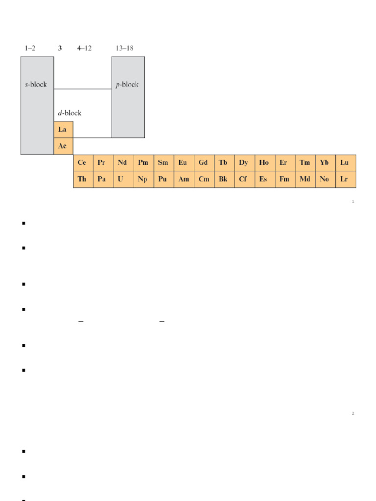 Chapter two-1st part | PDF | Lanthanide | Electron Configuration