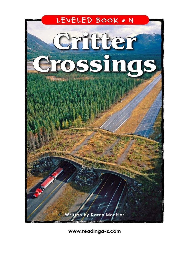 Critter Crossings | PDF