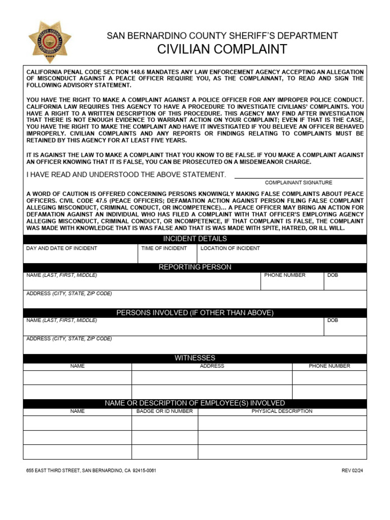 Civilian-Complaint-English-24 | PDF | Complaint | Defamation