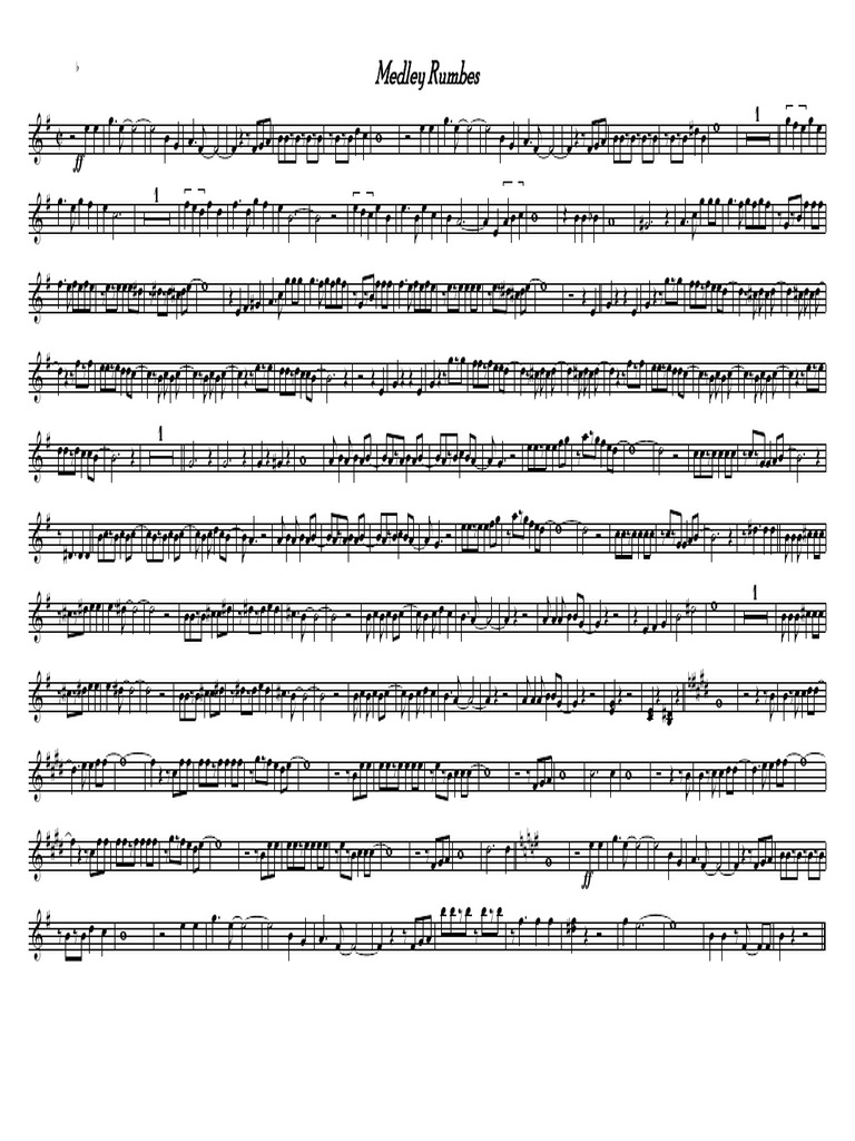 Medley Rumbes (3) - 3 | PDF