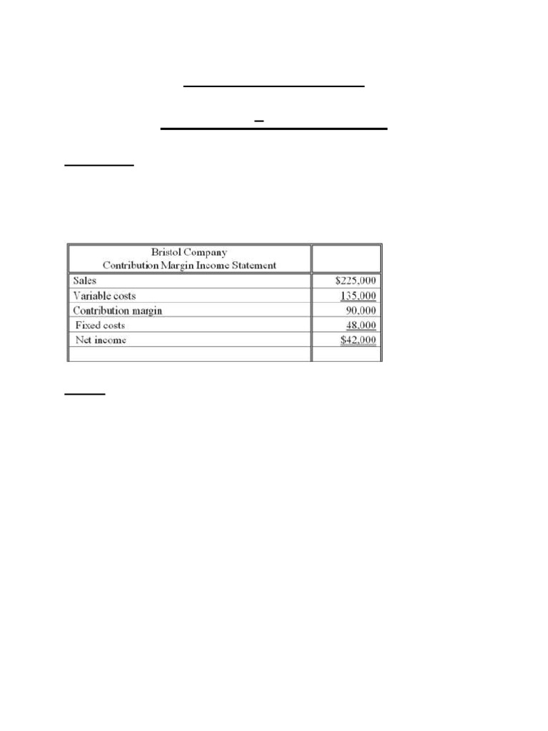 Managerial Accounting - Assignment - Model Answers | PDF | Economies | Economics