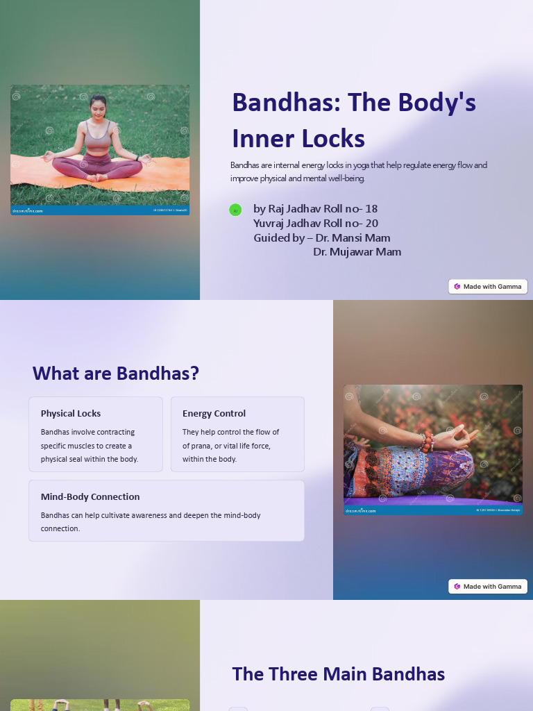 Bandhas The Bodys Inner Locks | PDF | Abdomen | Yoga