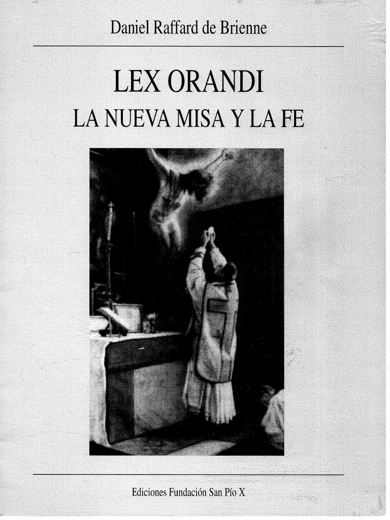 Lex Orandi - La Nueva Misa Y La Fe | PDF