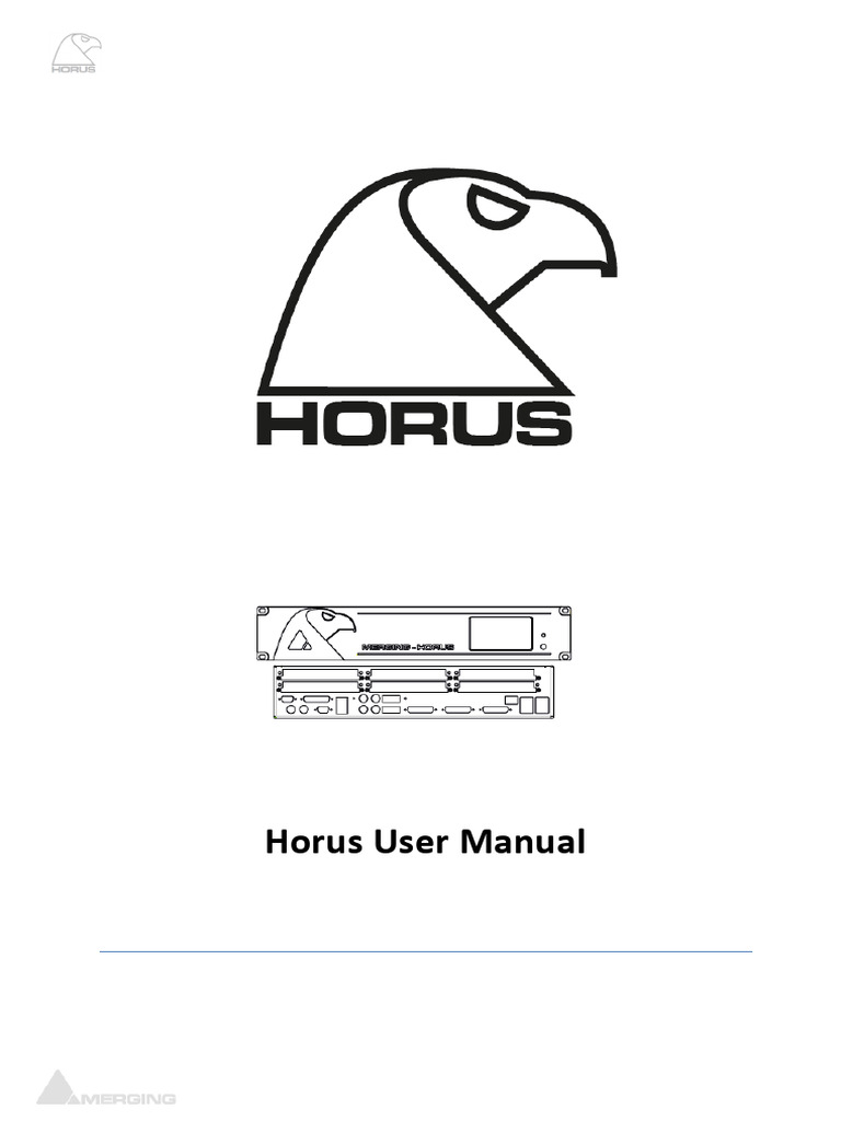 Horus User Manual | PDF | Microphone | Decibel