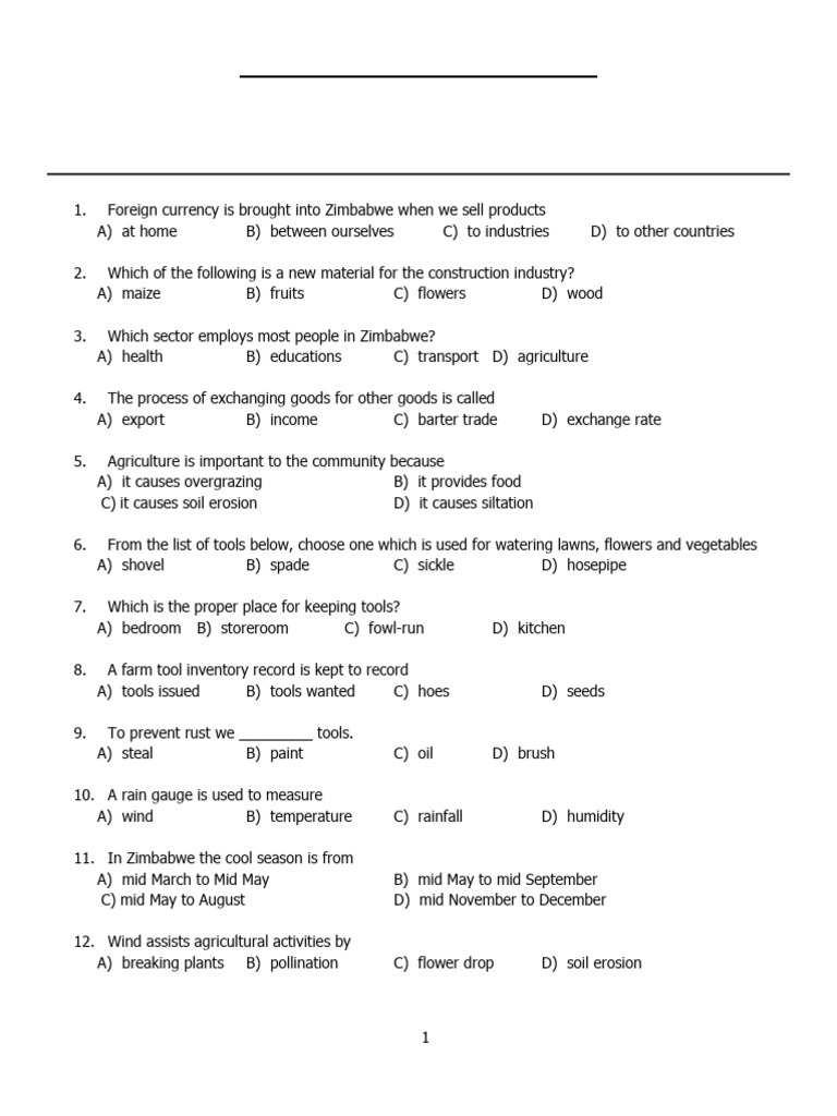 Grade 5 Science Q&A Paper 2022 | PDF | Soil | Computer Hardware