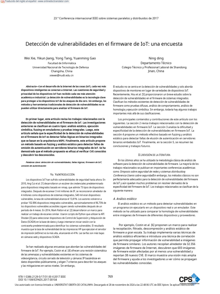 [2] Vulnerability Detection in IoT Firmware a Survey.en.Es | PDF | Internet de las Cosas ...