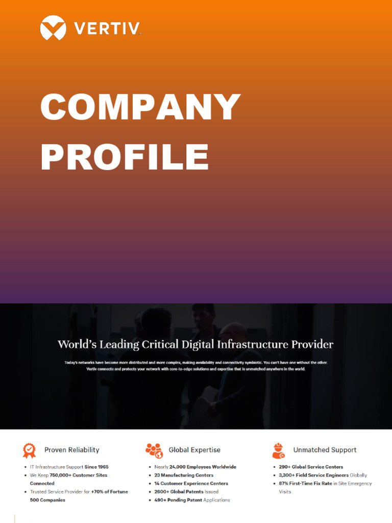 Vertiv-Company-Profile | PDF